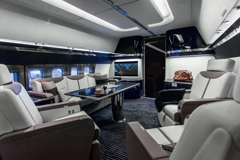 Project 5: Boeing BBJ 757 interior design - M&R Associates