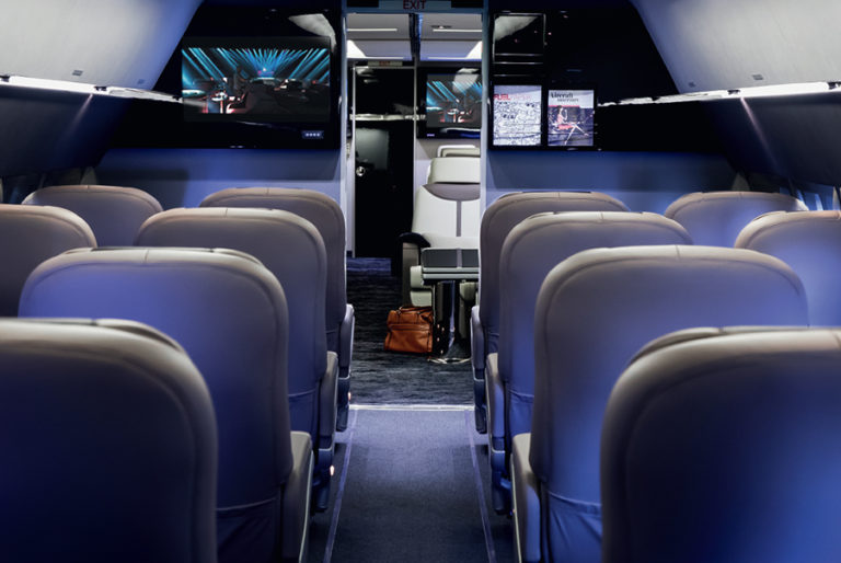 Project 5: Boeing BBJ 757 interior design - M&R Associates